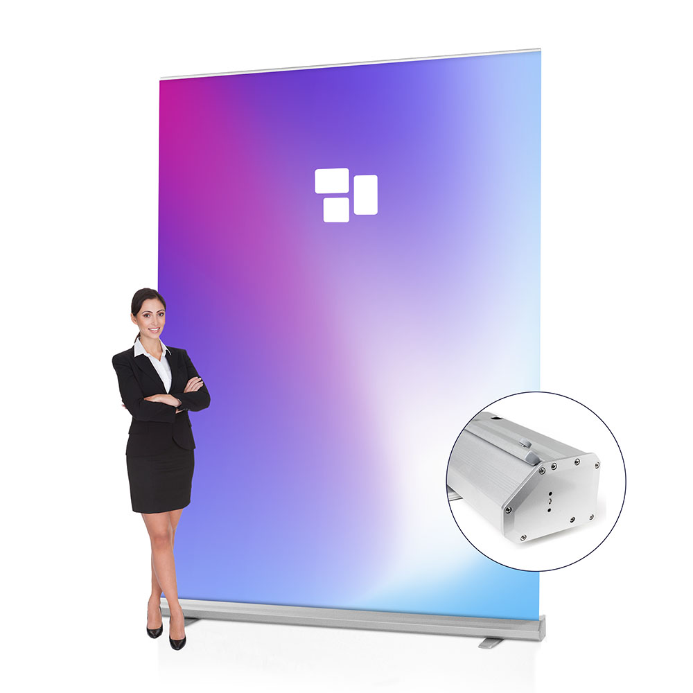 Mega Rollup bestellen - bis zu 6 m² XL Werbefläche